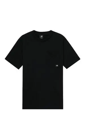 NEW BALANCE New Balance Essentials Pocket Fleece T-shirt Asia Sizing 'black' Black