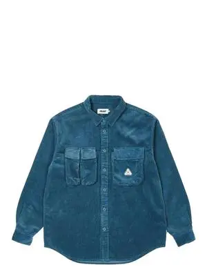 PALACE Cargo Cord Shirt - Blue