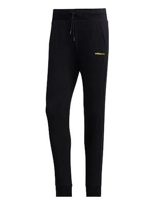 Adidas Neo Faves Tp Logo Bundle Feet Casual Sports Long Pants - Black