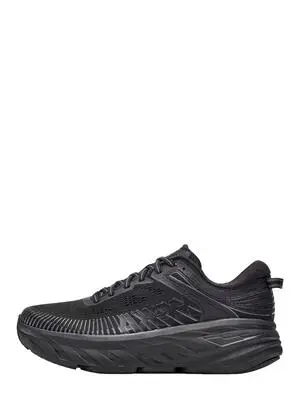 Hoka One One Bondi 7 Athletic Sneakers - Black