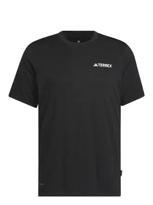 Adidas Logo Tech Short Sleeve T-shirt Asia Sizing - Black