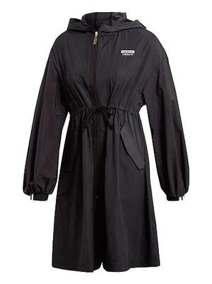 Adidas Originals Ryv Hooded Windbreaker Jacket - Black