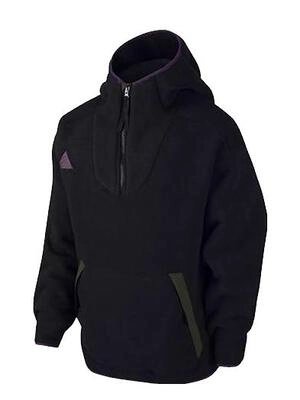Nike Half Zip Fleece Hoodie - Black