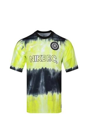 Nike Fc Tie-dye Crewneck T-shirt - Yellow