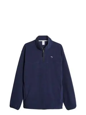 PUMA Mmq Polar Fleece Sweatshirt - Navy