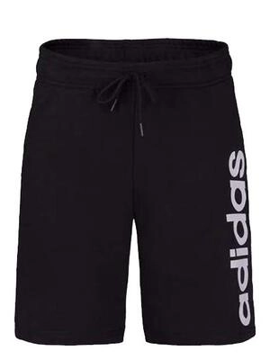 Adidas Neo Side Large Logo Casual Sports Shorts - Black