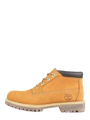 Timberland Premium Waterproof Chukka Boot Wide 'wheat Nubuck - Yellow/black