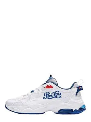 361 DEGREES X Pepsi Dad Shoes - White/blue