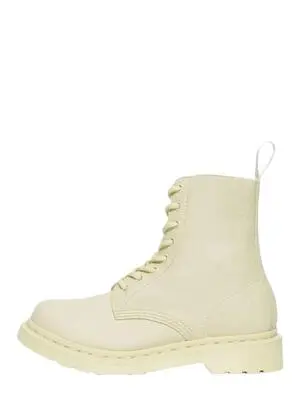 Dr. Martens 1460 Pascal Mono Lace Up Boots - Cream