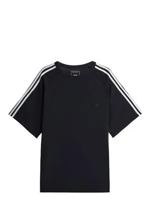 Adidas Y-3 Short Sleeve Tee 3-stripes T-shirt - Black