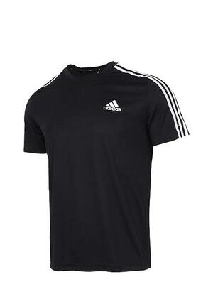 Adidas 3-stripes Casual Sports T-shirt - Black