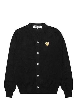 Play Comme Des Garcon Cardigan - Black