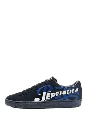 PUMA Pepsi X Suede Classic Low Top Sneakers - Black