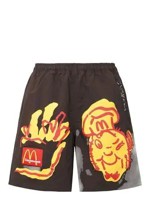 TRAVIS SCOTT Cactus Jack Ss22 X Mcdonald's Illustration Ii Shorts - Brown