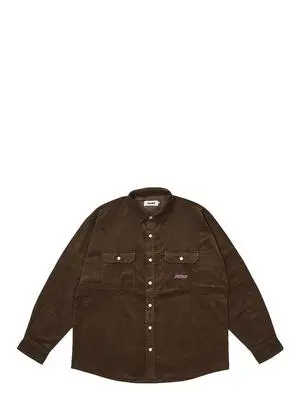 PALACE Drop Shoulder Cord Shirt 'nice - Brown