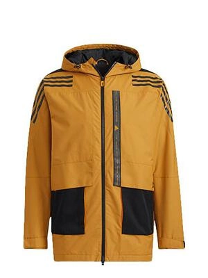 Adidas Hooded Casual Jacket - Brown