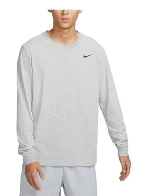 Nike Dri-fit Long Sleeve T-shirt - Grey