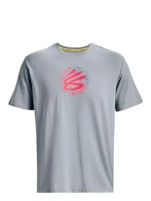 Under Armour Under Armour Curry Mothers Day Logo T-shirt 'grey Pink' Grey/pink