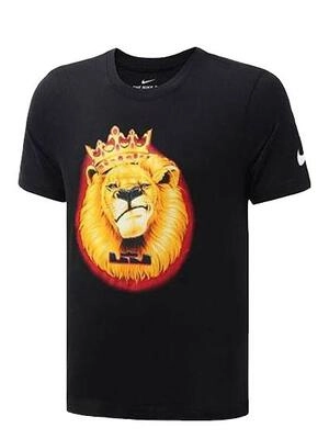 Nike Lbj Dry Tee James Printed Tee - Black