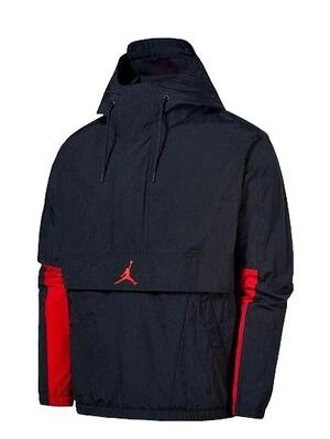 JORDAN Jumpman Classics Logo Hooded Jacket - Black