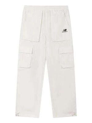 NEW BALANCE Cargo Pants With Logo Detail - White/black