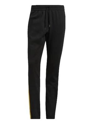 Adidas Cny Rose Pant Logo Stripe Basketball Sports Long Pants - Black