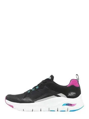 Sketchers Arch Fit Low Top Sneakers - Black