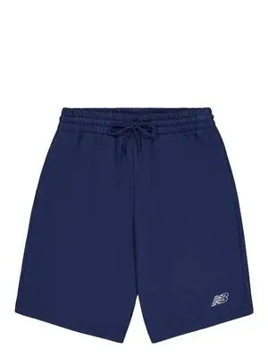 NEW BALANCE Nb Logo Cotton Short - Blue