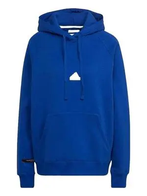 Adidas Oversized Hoodie Sweatshirt - Blue