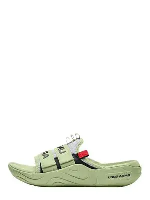Under Armour Alpha Slide - White/phosphor Green