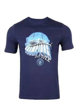 PUMA Mcfc Winners T-shirt - Navy