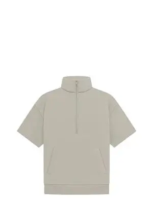 Fear Of God Drop2 Ss23 3/4 Sleeve Half Zip Pullover - Grey