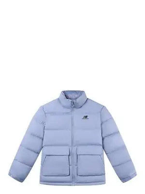 NEW BALANCE Short Down Jacket - Blue