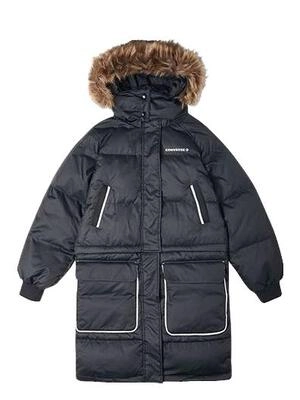 CONVERSE Long Down Jacket - Black