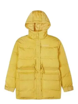 CONVERSE Hooded Down Cargo Jacket - Yellow