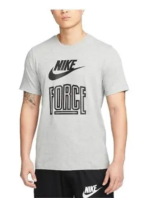 Nike Nike Logo Force T-shirt 'grey' Grey