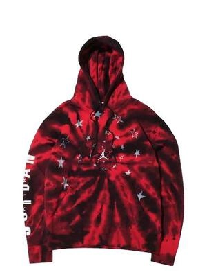 JORDAN Air Jordan Legacy AJ6 Printing Fleece Pullover Black/red