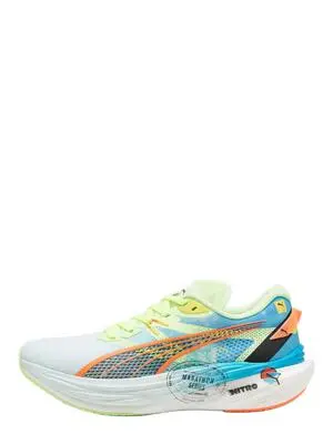 PUMA Deviate Nitro 3 Running Sneakers - Nitro Blue/fizzy Apple
