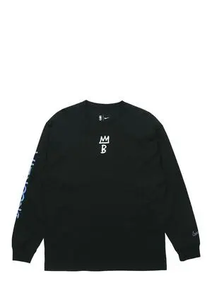 Nike Brooklyn Nets Courtside City Edition Sports Crew Neck Long-sleeve Sweater - Black
