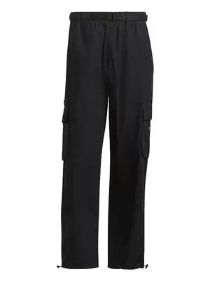 Adidas Originals Cargo Pant Side Pocket Splicing Drawstring Bundle Feet Sports Pants/trousers/joggers - Black