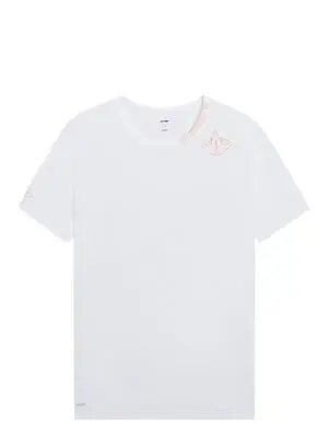 LI-NING Hoops Buckets Graphic T-shirt 'white - White/orange