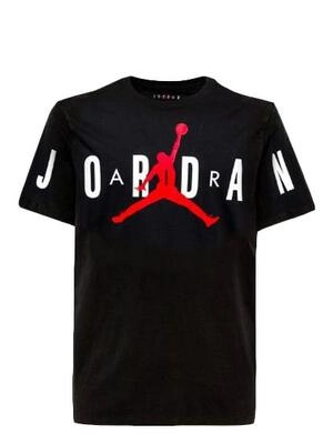 JORDAN Air Mj Dna Stretched Logo Print - Black