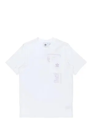 Adidas Originals Short Sleeve T-shirt With Pocket - White