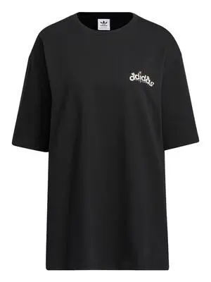 Adidas Adidas Embroidered T-Shirt Black