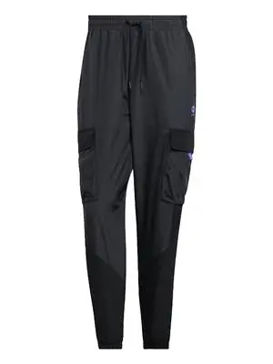 Adidas Neo Solid Color Multiple Pockets Woven Bundle Feet Sports Pants/trousers/joggers Black - Multi-color