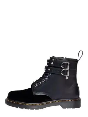 DR. MARTENS Dr. Martens X Wednesday 1460 Velvet Combat Boots