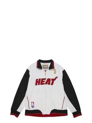 Mitchell & Ness Nba Miami Heat 2012 Champions Jacket - White/black