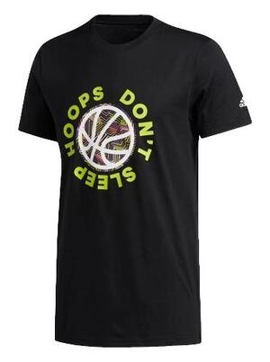 Adidas Basketball Graphic Tee - Black