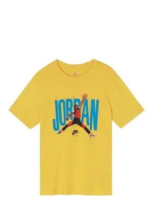 JORDAN Design Short Sleeve T-shirt - Yellow
