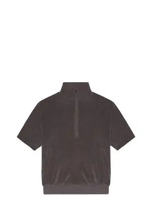 Fear Of God Drop2 Ss23 Half-zip Sweatshirt - Black